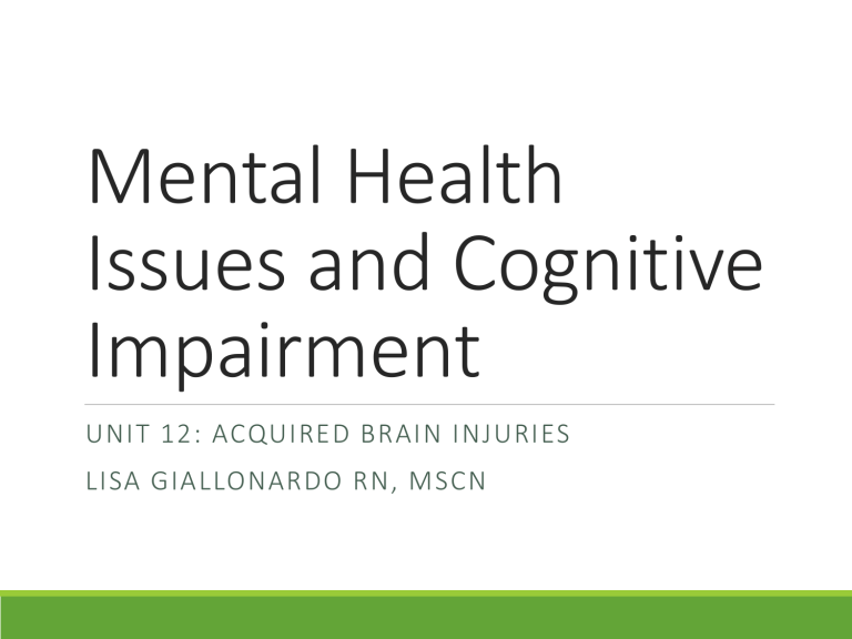 Acquired Brain Injuries: Understanding & Care