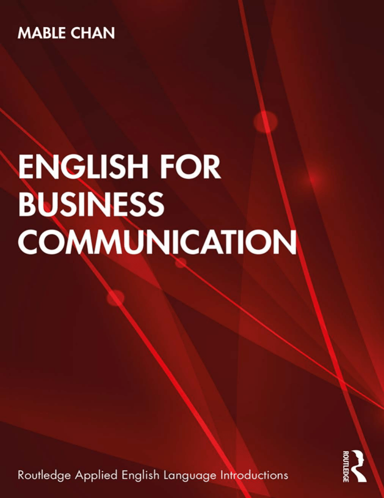 English for Business Communication Textbook