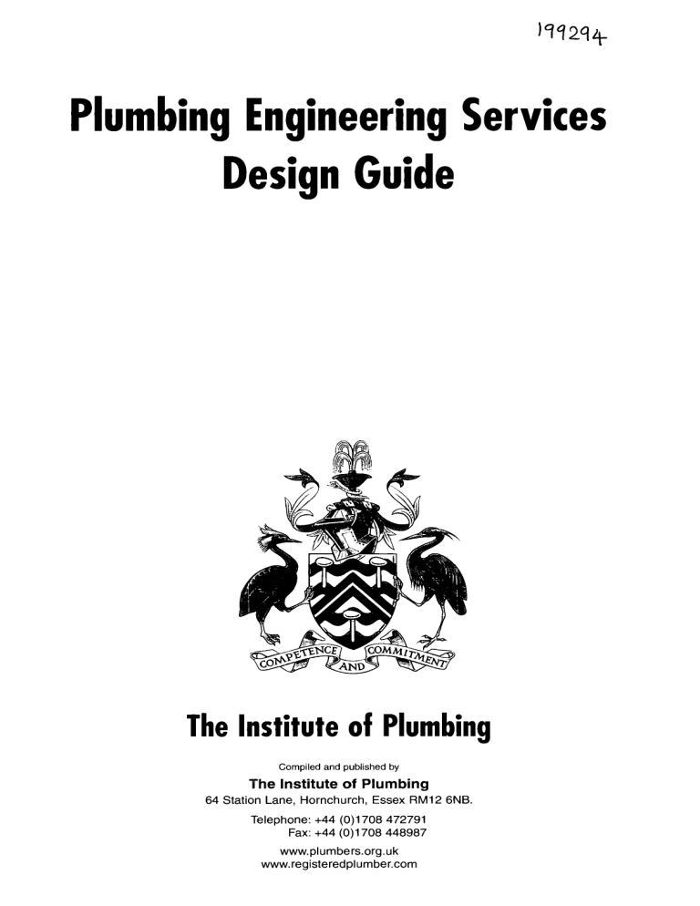 Plumbing Engineering Services Design Guide