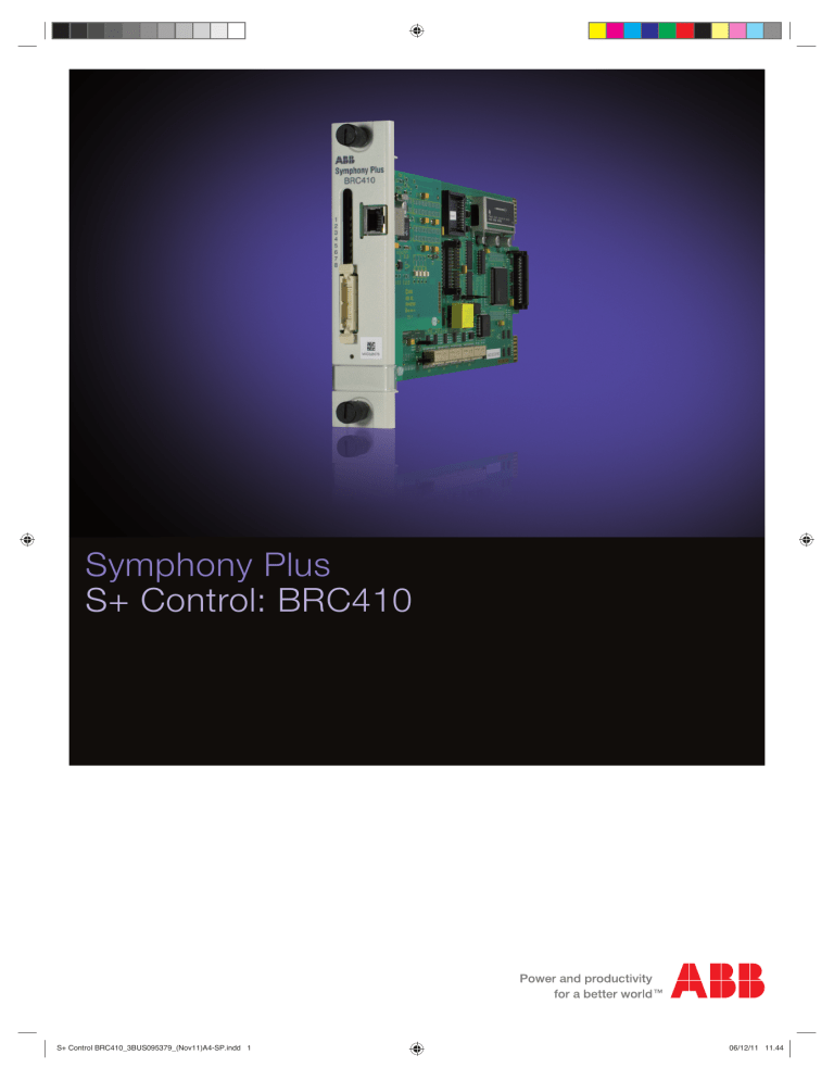 Folleto ABB Symphony Plus S+ Control BRC410
