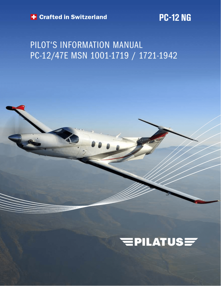 PC-12 NG POH