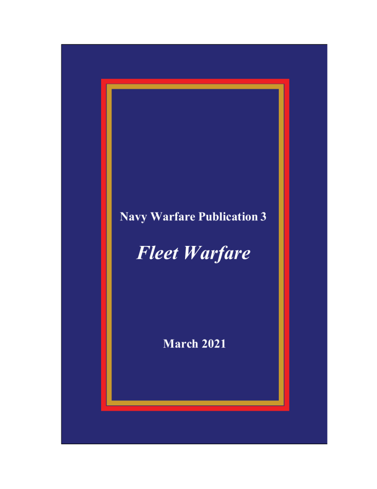 Fleet Warfare: Navy Doctrine at the Operational Level