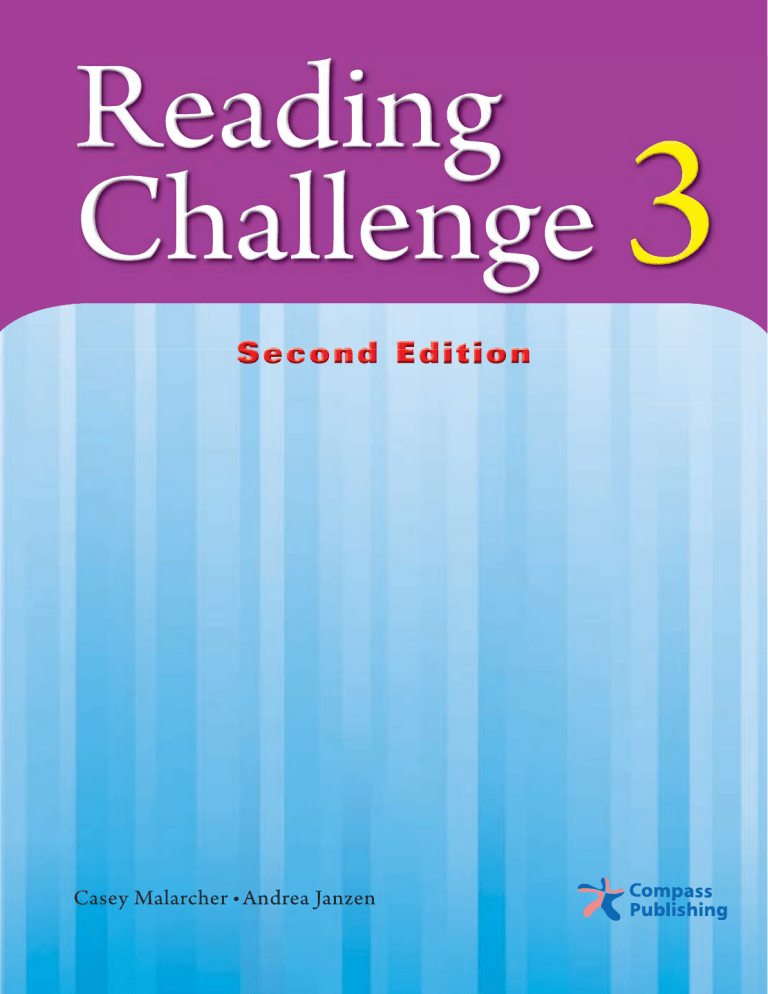 Reading Challenge 3: Reading Comprehension Coursebook