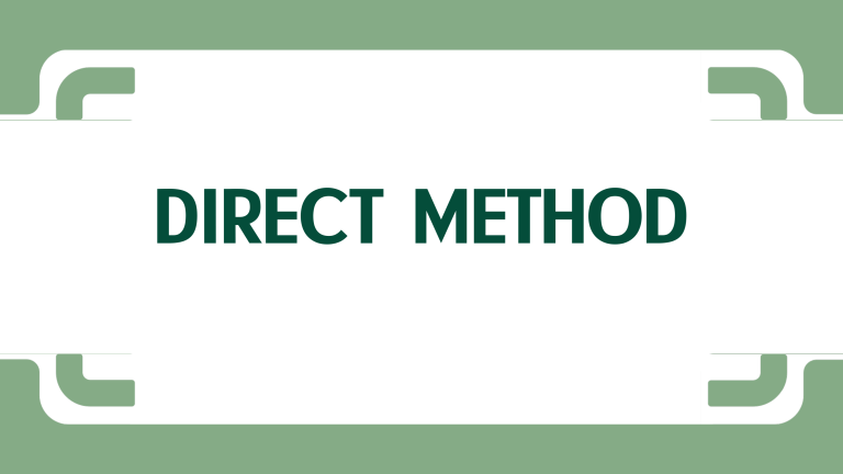 Direct Method Language Teaching: Presentation