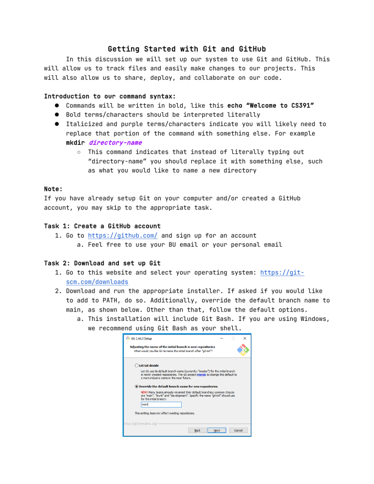 Getting Started with Git and GitHub: A Step-by-Step Setup Guide