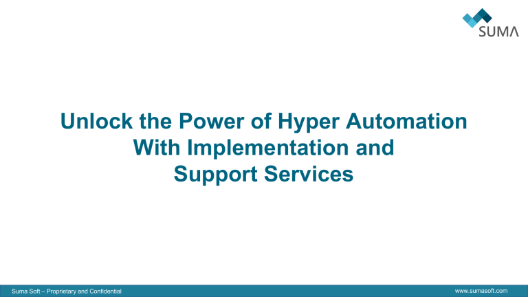 Hyper Automation Implementation & Support Services | Suma Soft
