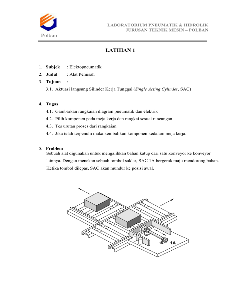 Latihan Lab Elektropneumatik - POLBAN
