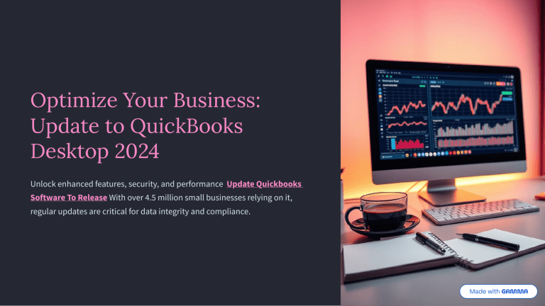 Update to QuickBooks Desktop 2024: A Comprehensive Guide