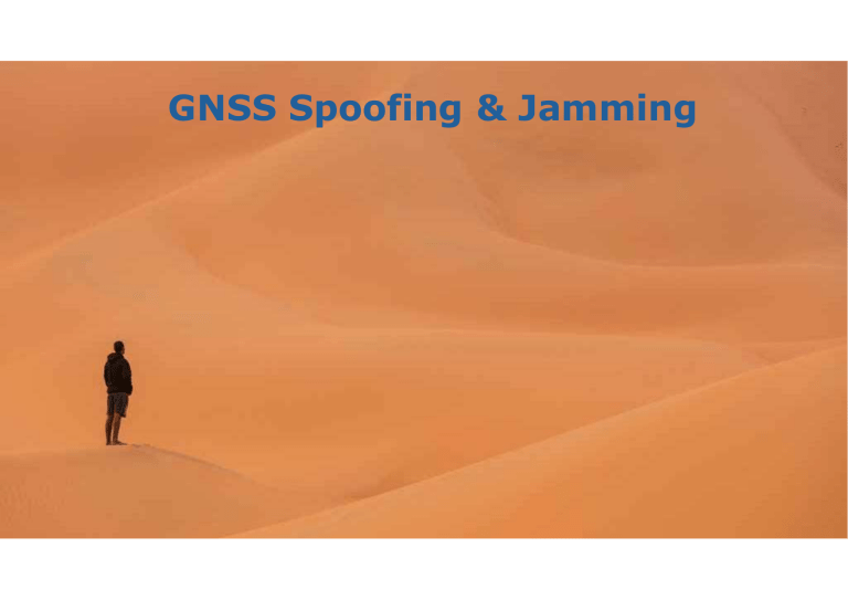 Gnss Spoofing And Jamming Aviation Security Training