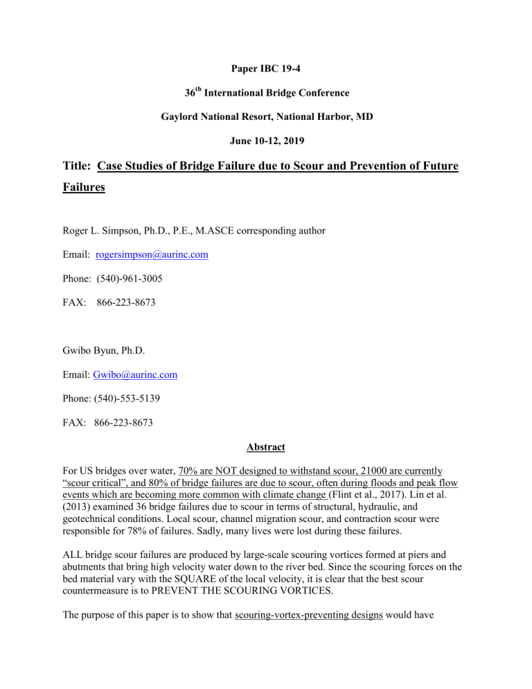 Bridge Scour Failure Case Studies & Prevention