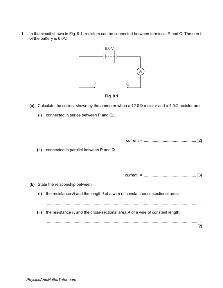 Physics Circuit Problems: Resistance, Current, Power Calculations