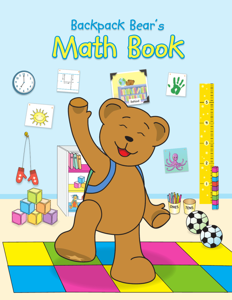 Backpack Bear's Math Book: Early Math Concepts for Kids