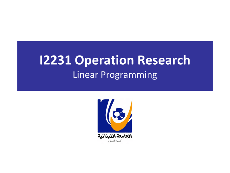 Transportation Problem: Linear Programming in Operations Research