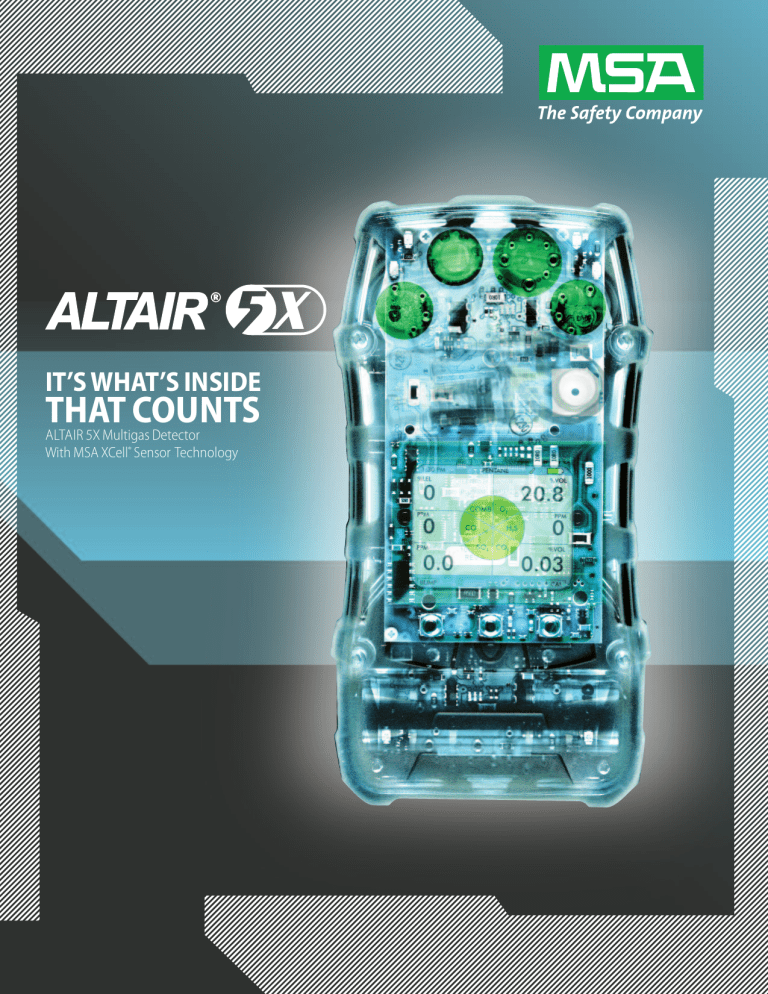 ALTAIR 5X Multigas Detector Brochure | MSA Safety