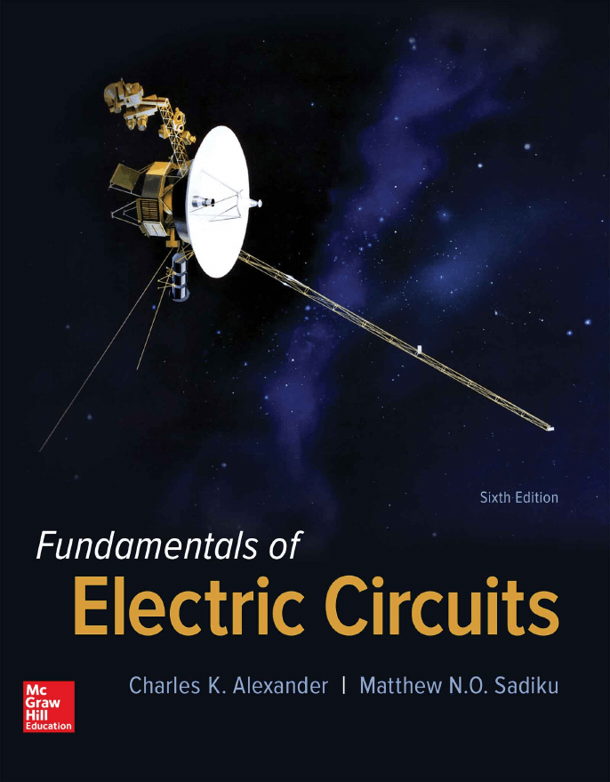 Fundamentals of Electric Circuits Textbook, 6th Edition