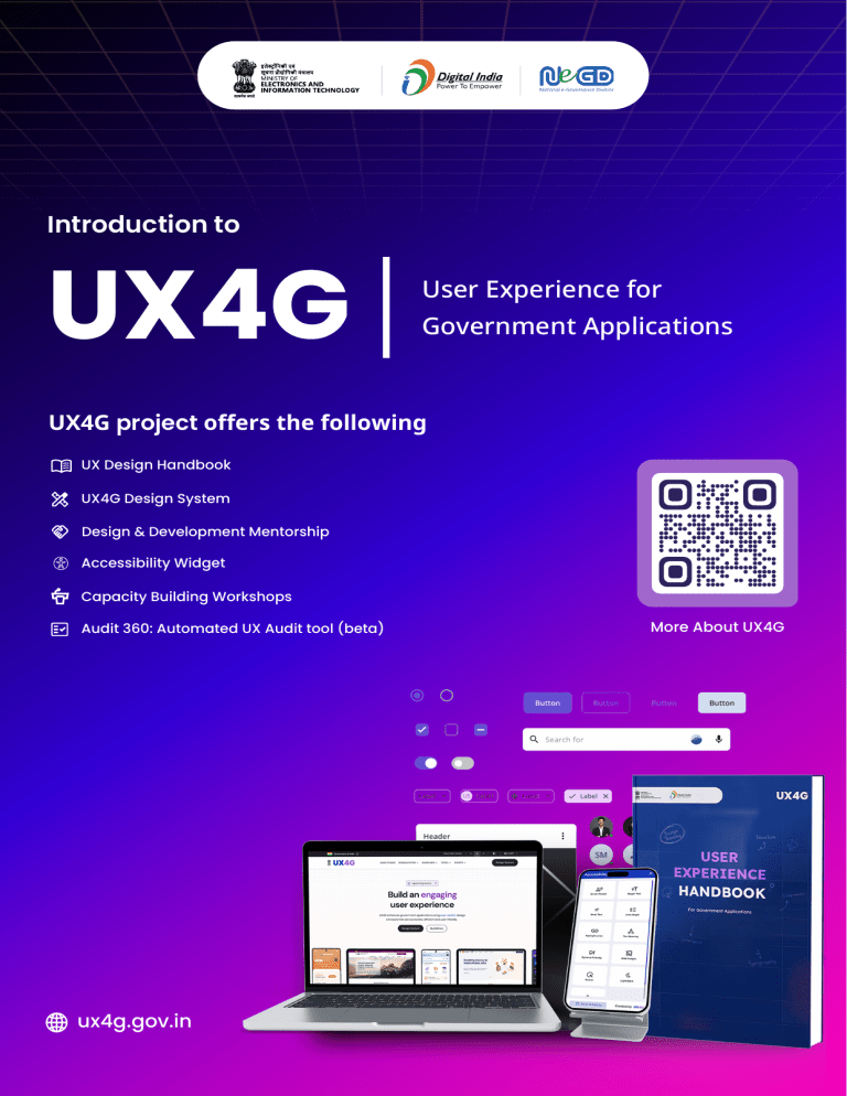 UX4G: User Experience for Government Applications Handbook