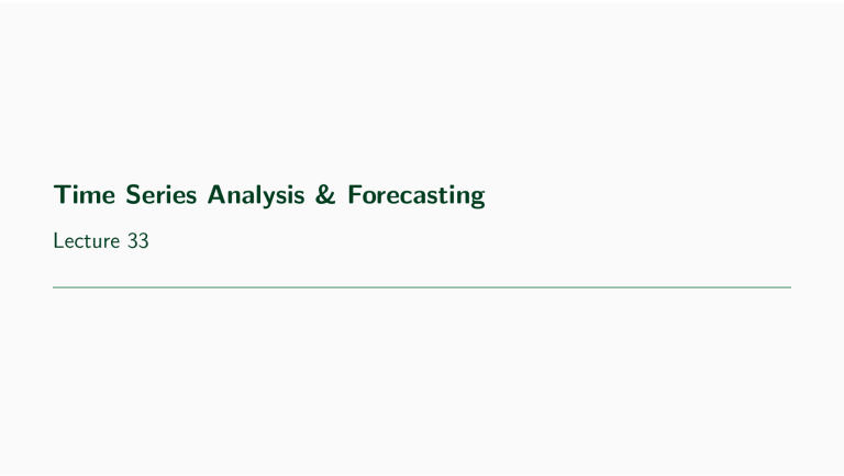 Time Series Analysis & Forecasting: MA(1) Estimation & BLP