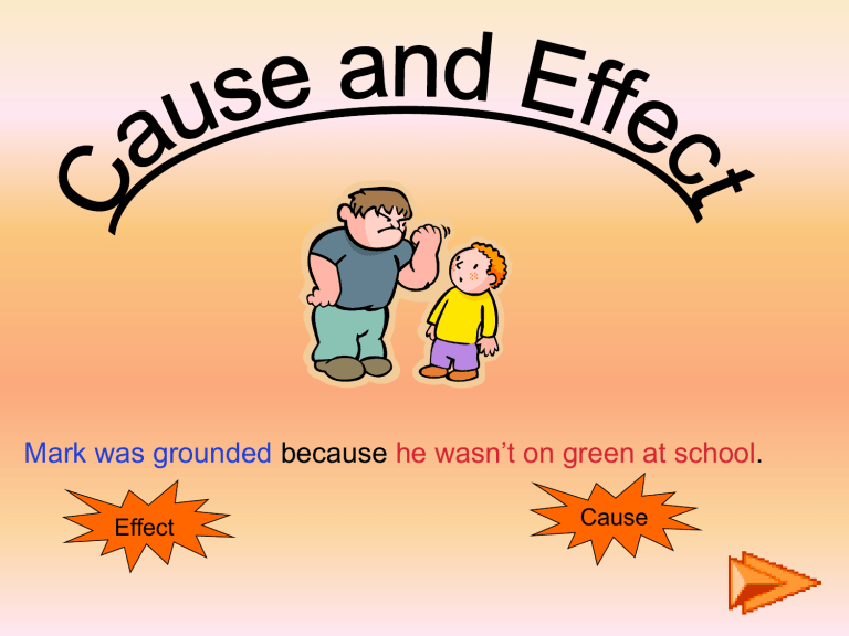 Cause and Effect: Elementary School Reading Comprehension