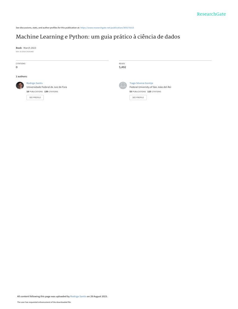 Machine Learning & Python: Um Guia Prático à Ciência de Dados