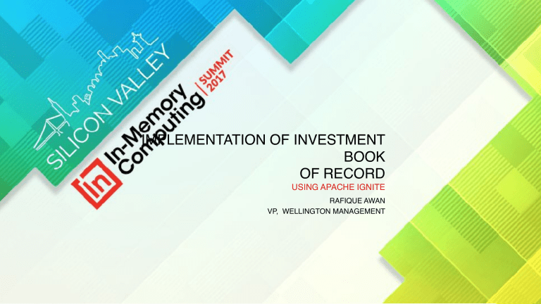 IBOR Implementation with Apache Ignite