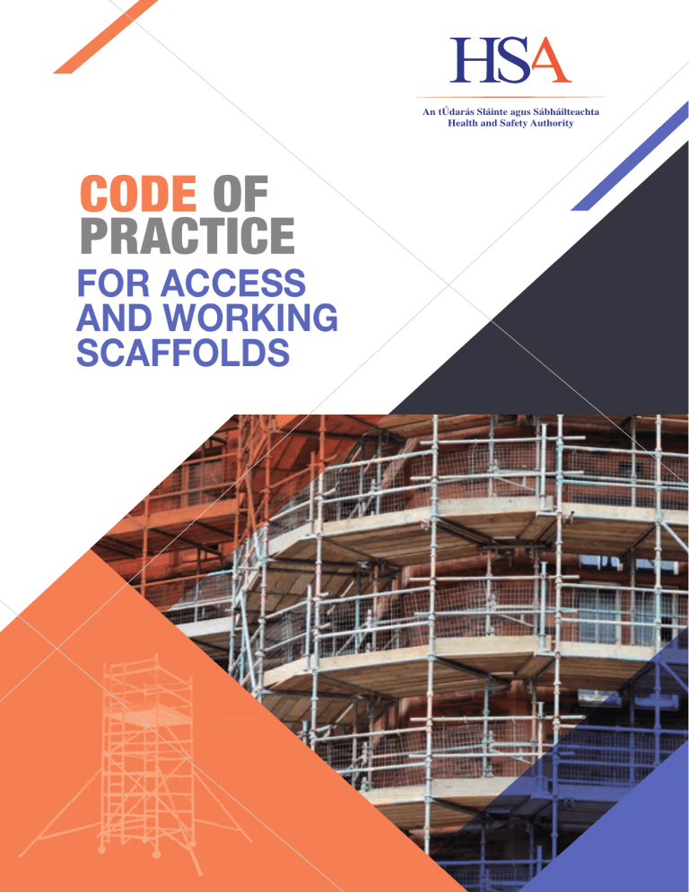Code of Practice for Access and Working Scaffolds