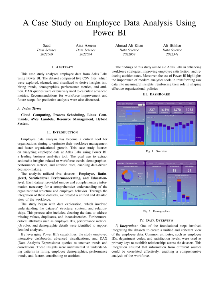 Employee Data Analysis with Power BI: A Case Study