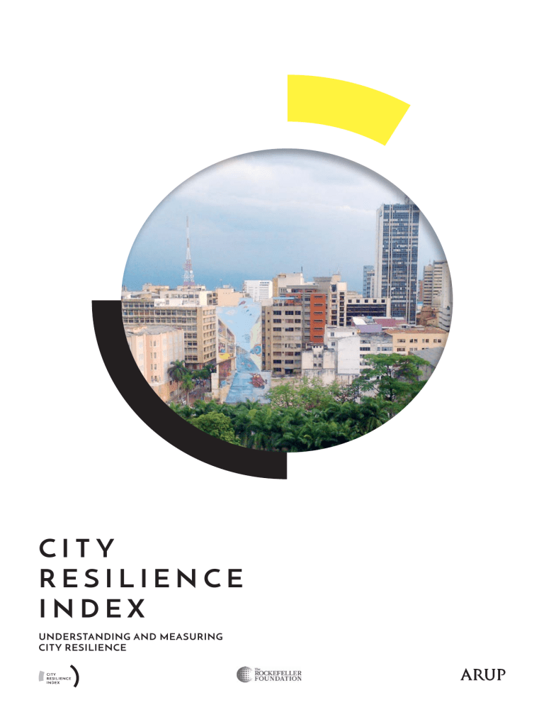City Resilience Index: Understanding & Measuring Urban Resilience