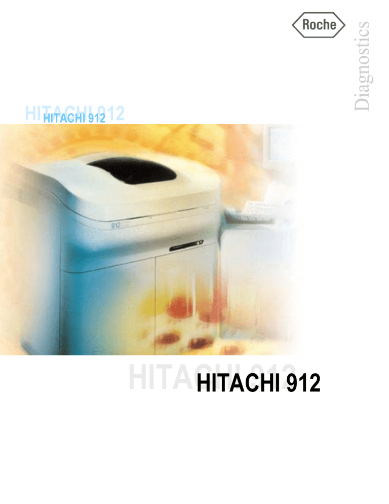 Roche/Hitachi 912 Clinical Chemistry Analyzer Specifications