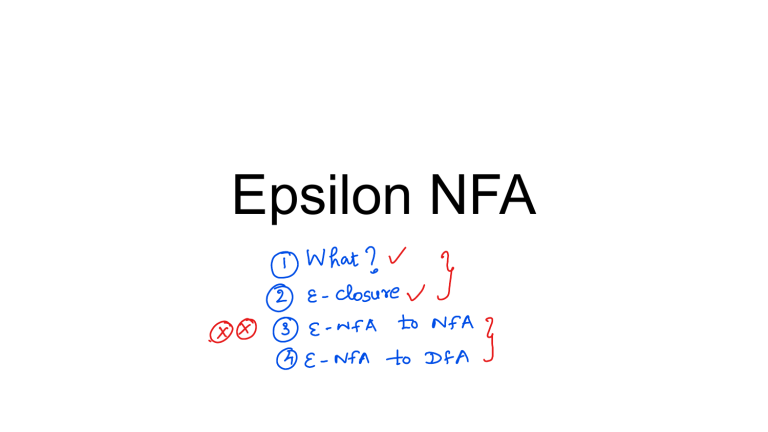Epsilon Nfa Automata Theory Lecture Notes