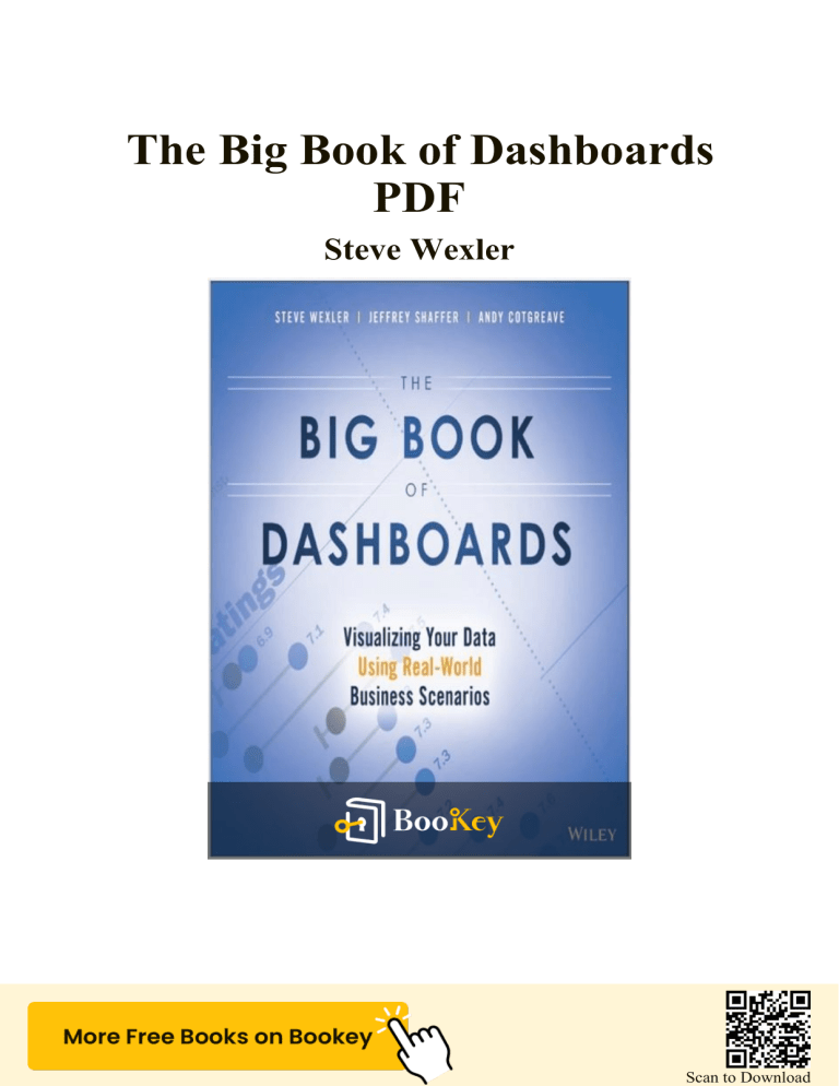The Big Book of Dashboards PDF