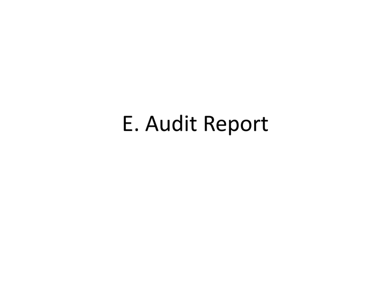 Audit Report Types & Elements: A Concise Overview