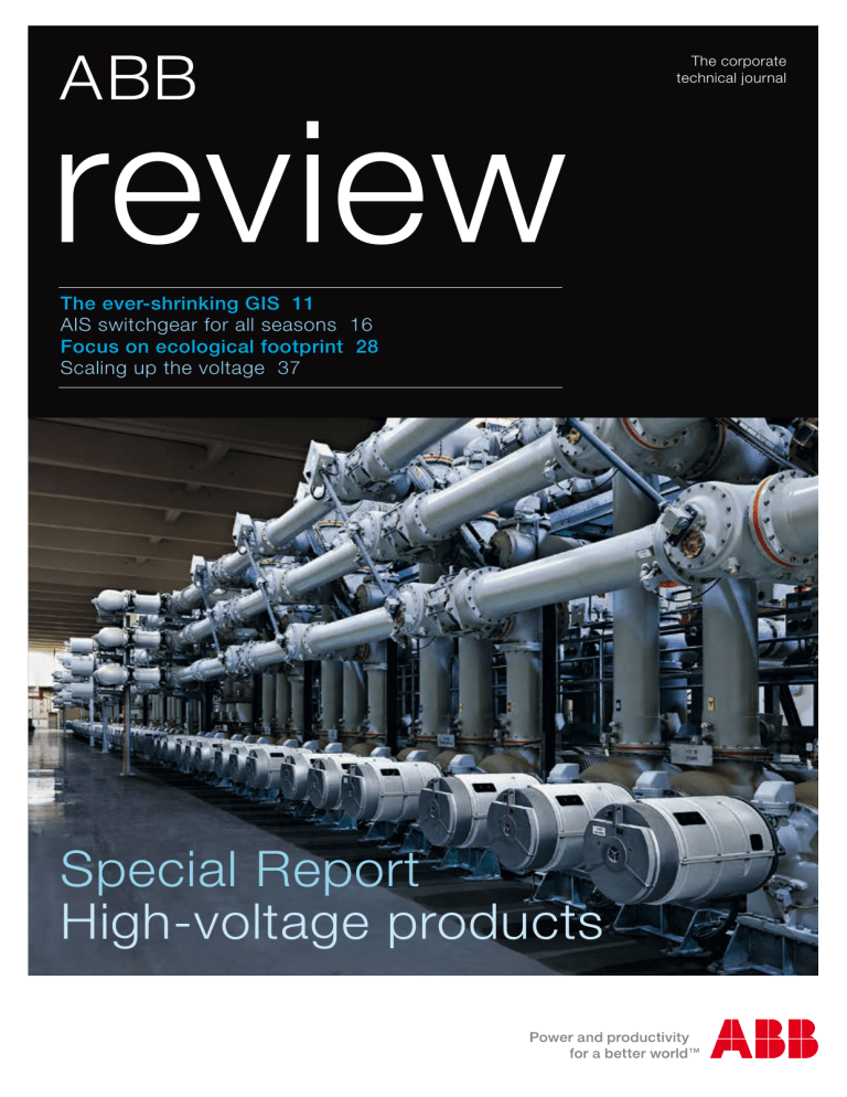 ABB Review: High-Voltage Products Special Report