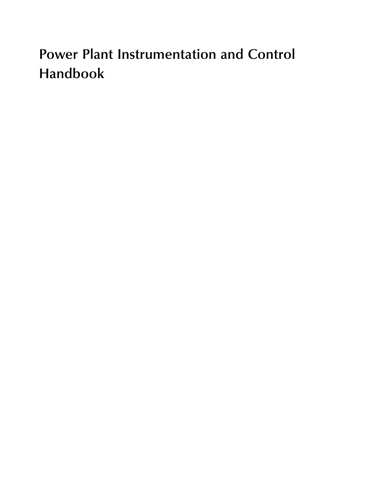 Power Plant Instrumentation & Control Handbook