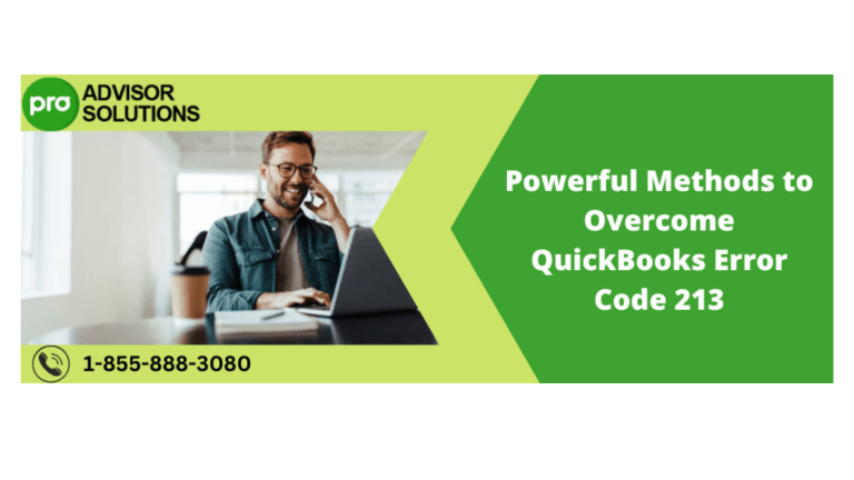 Fix QuickBooks Error 213: Powerful Methods & Solutions