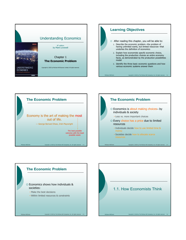Economic Problem: Scarcity & Choice - Presentation