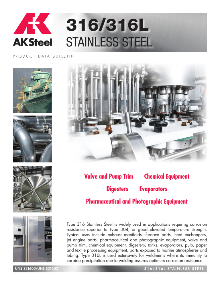 316/316L Stainless Steel: Properties & Applications