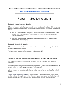 Text Analysis for AS Level English: Language, Form, Structure