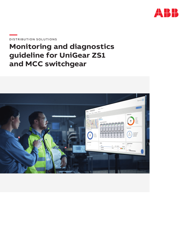 UniGear ZS1 & MCC Switchgear Monitoring & Diagnostics Guideline