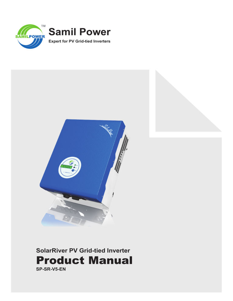 Samil Power SolarRiver Inverter Product Manual