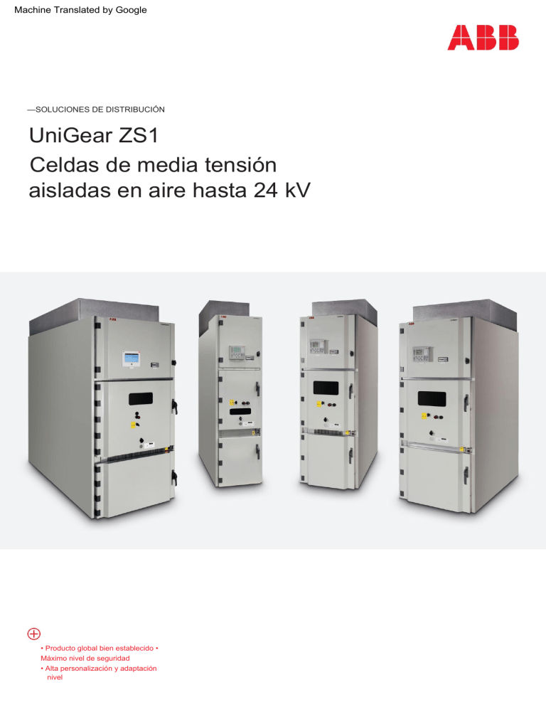 UniGear ZS1 Catalogue ESPAÑOL