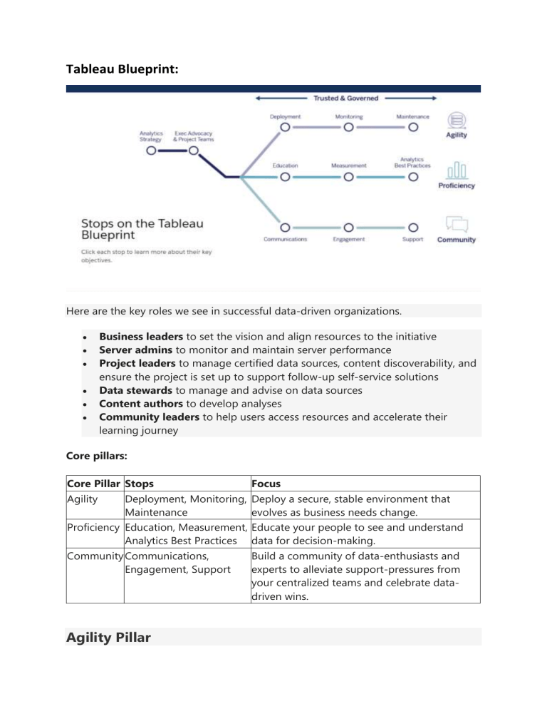 Tableau Blueprint Assessment: Data-Driven Organization Guide