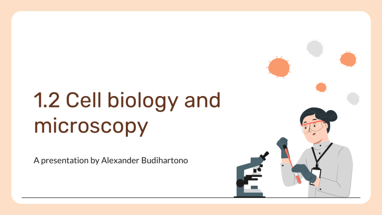 Cell Biology & Microscopy: Light vs. Electron Microscopes