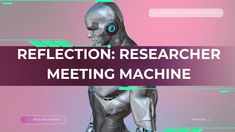 AI in Research: Researcher vs. Machine - Reflections & Challenges