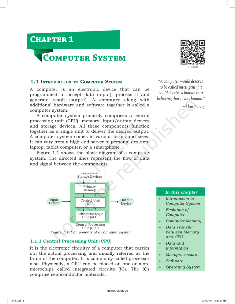 Computer Systems: Introduction & Evolution