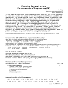 Advanced Engineering Math Exam for EE