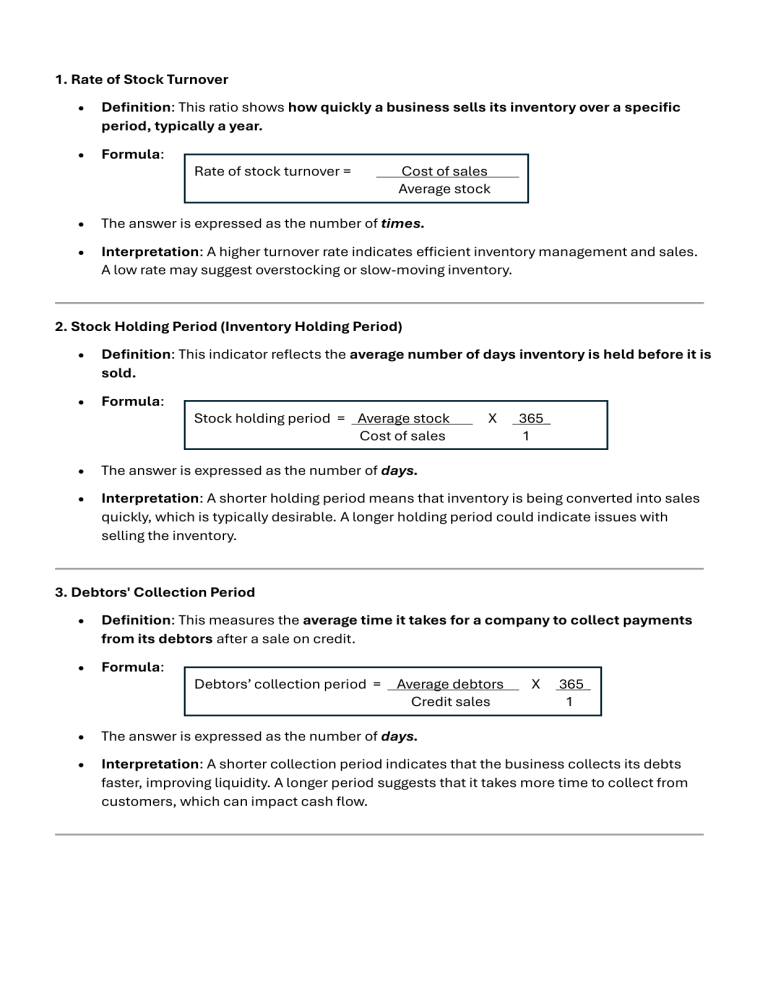Financial Ratio Analysis: Key Ratios & Formulas