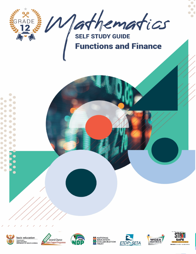 Grade 12 Mathematics Study Guide: Functions and Financial Mathematics