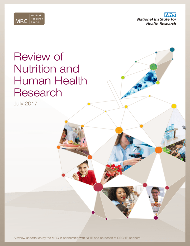 Nutrition & Human Health Research Review: July 2017