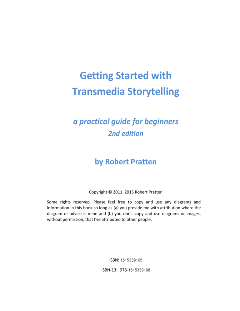 Transmedia Storytelling: A Practical Guide for Beginners