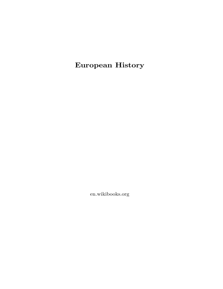 European History - PDF Room